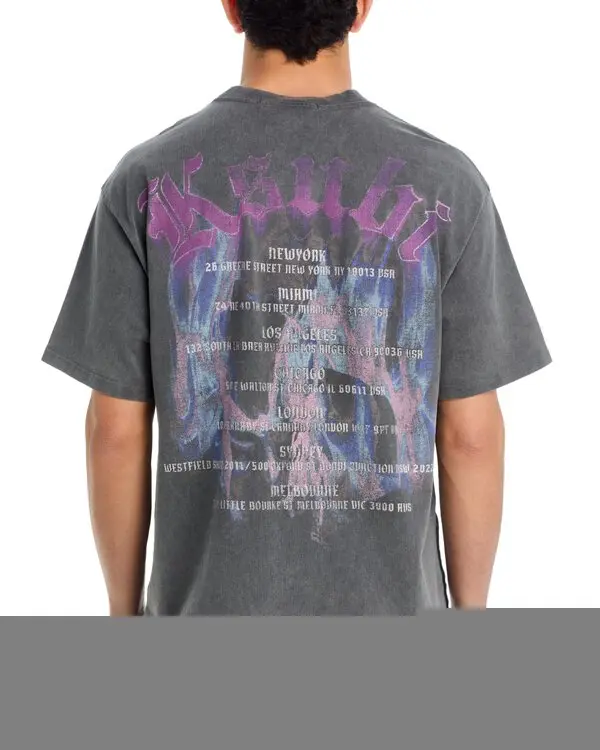 Ksubi Fallen Ekcess Logo Graphic Tour T-shirt