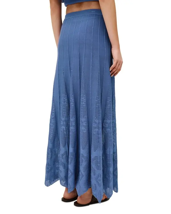Ba&sh Jupe Serta Knit Skirt - Storm Grey
