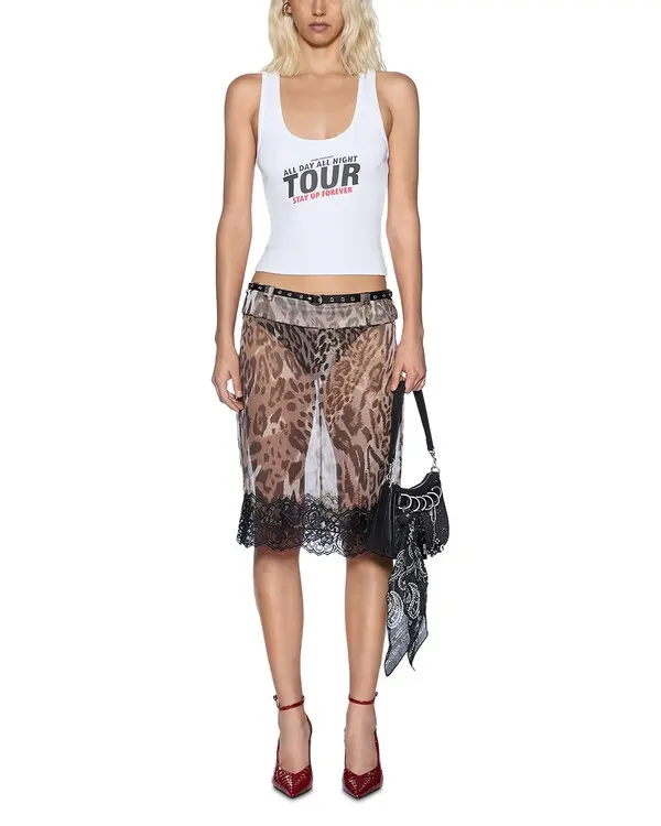 Ksubi Mara Wild Midi Skirt
