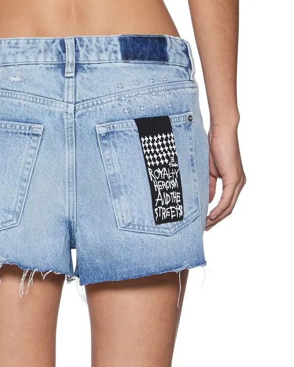 Ksubi Slouch Venice Mid Rise Jean Shorts