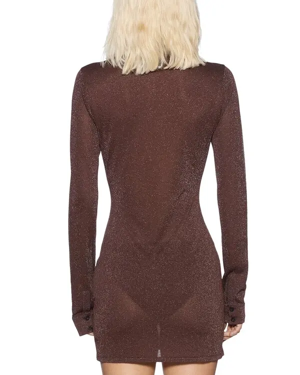 Ksubi Devin Long Sleeve Shirt Dress