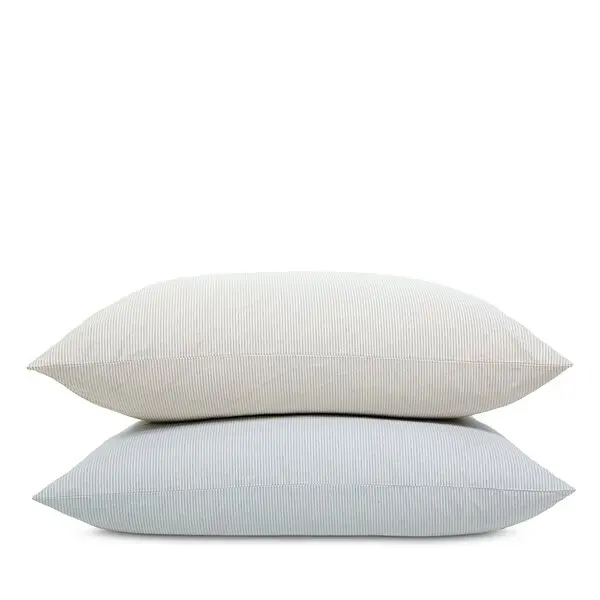 POM POM AT HOME Luke Cotton Striped Big Pillow, 28 X 36 - Natural