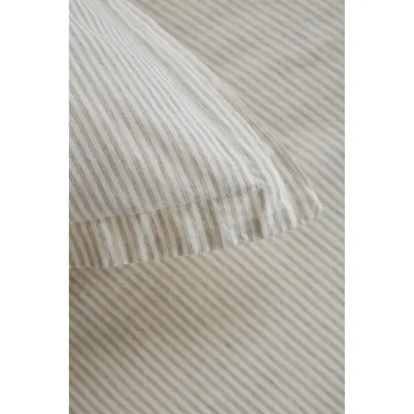 POM POM AT HOME Luke Cotton Striped Big Pillow, 28 X 36