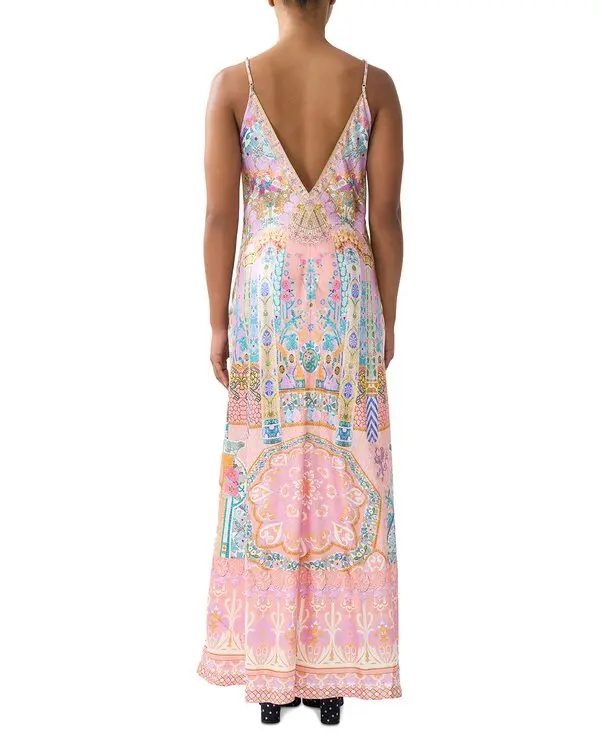 Camilla Printed Silk Maxi Dress