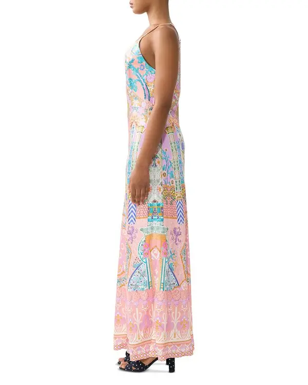 Camilla Printed Silk Maxi Dress