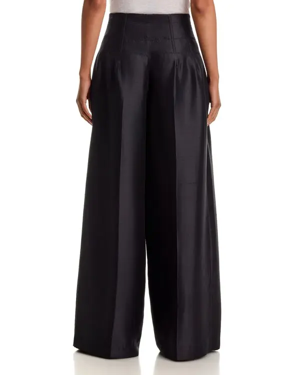 HEIRLOME Condesa Silk Trousers - Black