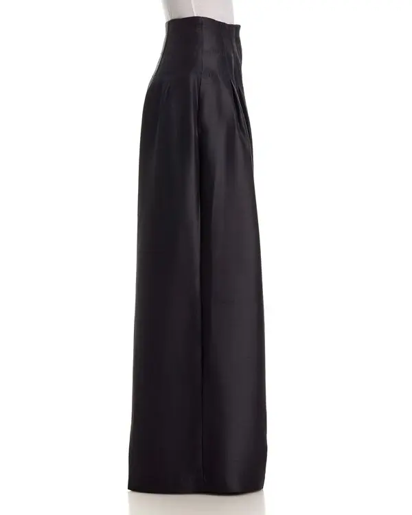 HEIRLOME Condesa Silk Trousers - Black