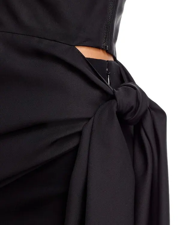 HEIRLOME Marianne Asymmetrical Draped Silk Top