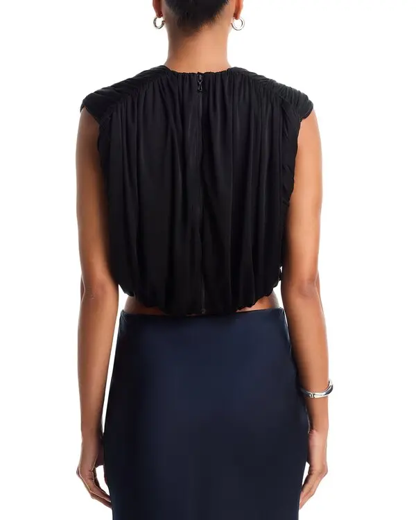 HEIRLOME Effie Cropped Top - Black