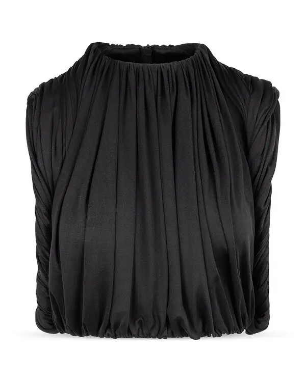HEIRLOME Effie Cropped Top - Black