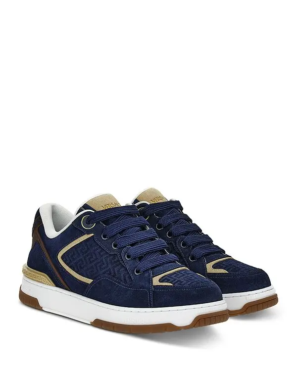 Versace Suede Sneakers - Marine