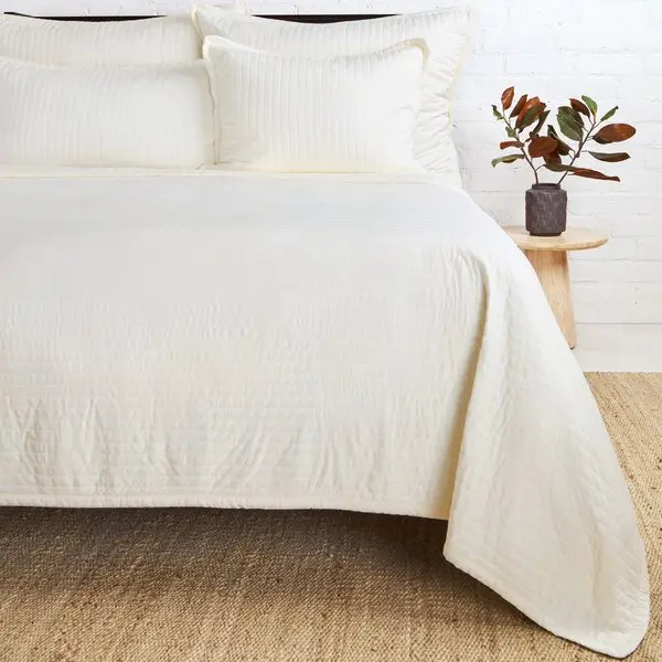 POM POM AT HOME Carlyle Standard Sham - Ivory