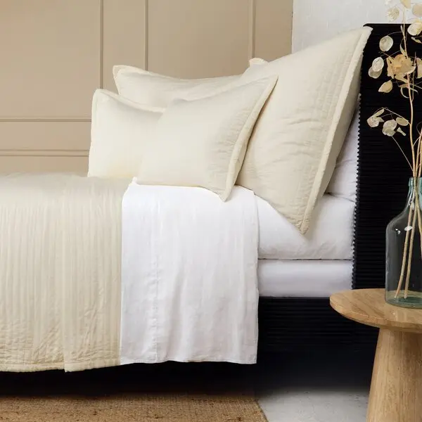 POM POM AT HOME Carlyle Standard Sham - Ivory