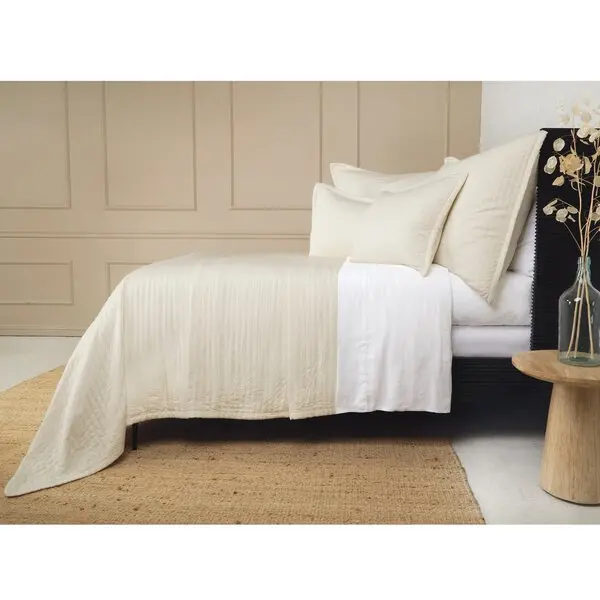 POM POM AT HOME Carlyle Standard Sham - Ivory