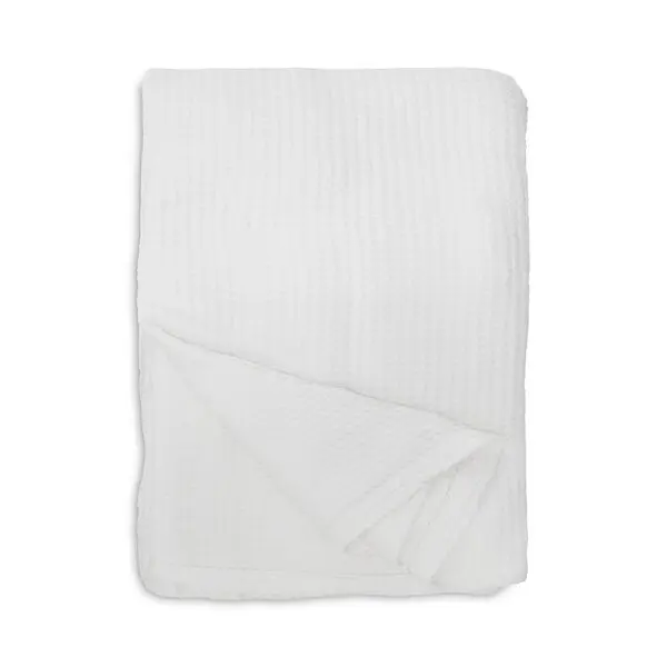 POM POM AT HOME Balboa Waffle Bed Blanket, King - White