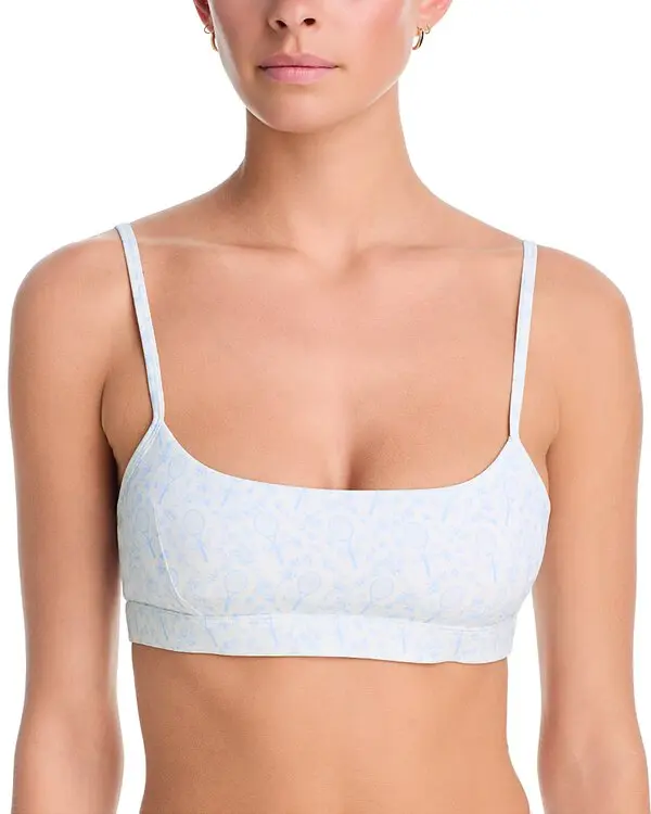 LoveShackFancy Cadelle Bra - Blue Serve