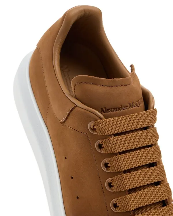 Alexander McQueen Leather Oversized Sneakers - Brown