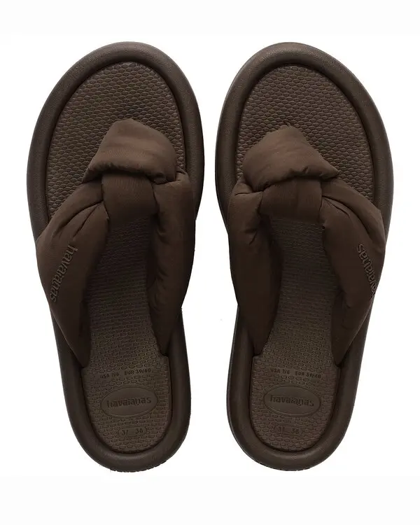Havaianas Over Puffed Knot Detail Sandals