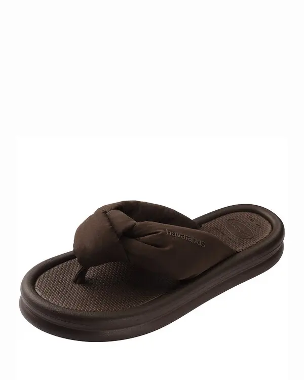 Havaianas Over Puffed Knot Detail Sandals