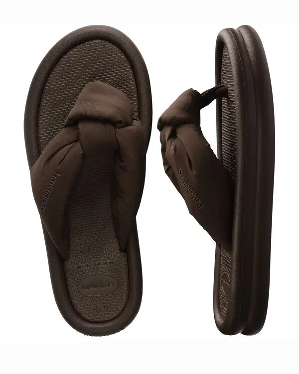 Havaianas Over Puffed Knot Detail Sandals
