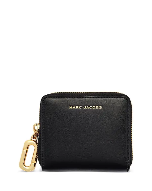 Marc Jacobs Pop J Marc Leather Wallet - Black