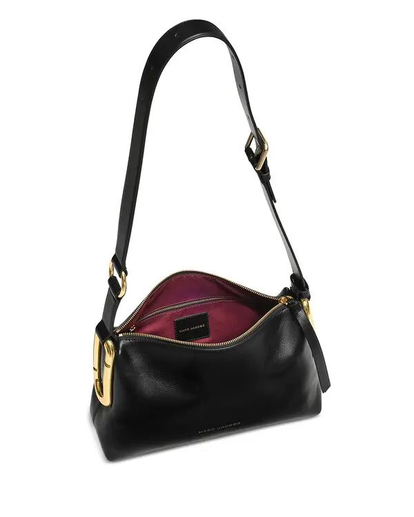 Marc Jacobs Juliette Leather Messenger Bag - Black