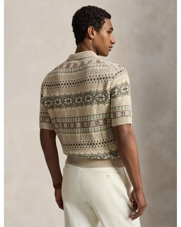Polo Ralph Lauren Fair Isle Knit Polo Shirt