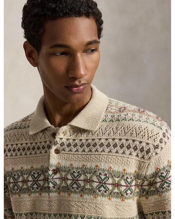 Polo Ralph Lauren Fair Isle Knit Polo Shirt