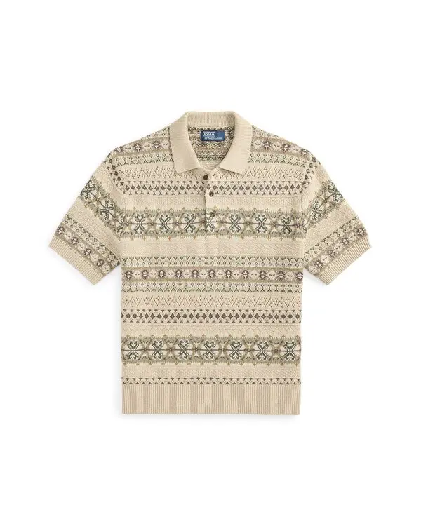 Polo Ralph Lauren Fair Isle Knit Polo Shirt