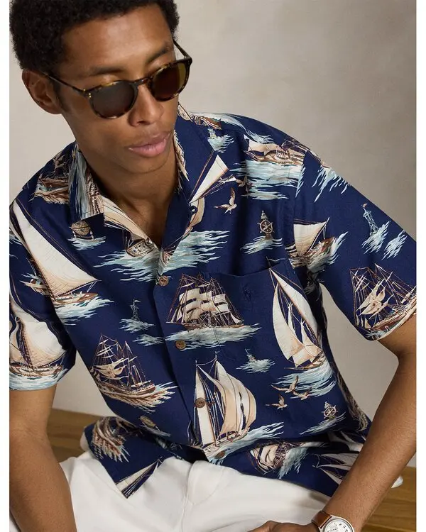 Polo Ralph Lauren Sailboat Print Oxford Shirt