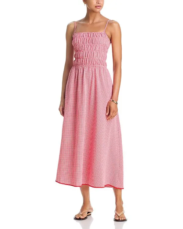 Solid & Striped The Delta Dress - Lipstick Red