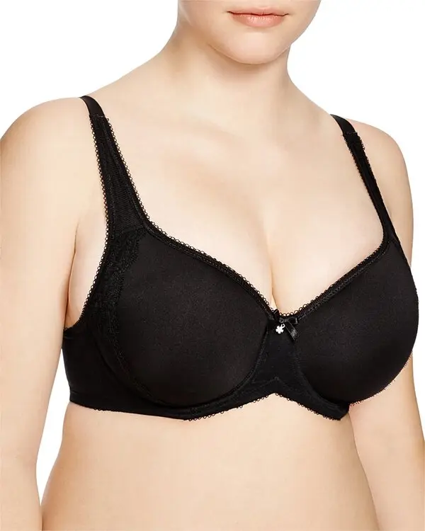 Wacoal Retro Chic Full Figure Contour Bra - Black