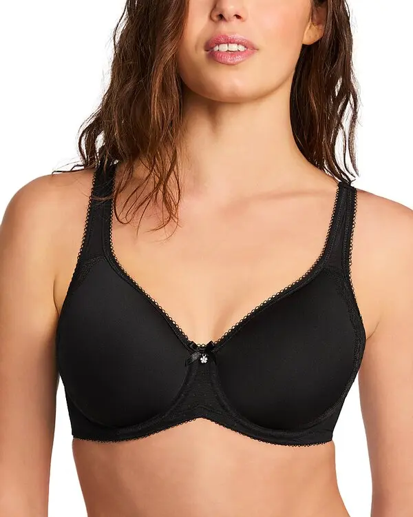 Wacoal Retro Chic Full Figure Contour Bra - Black