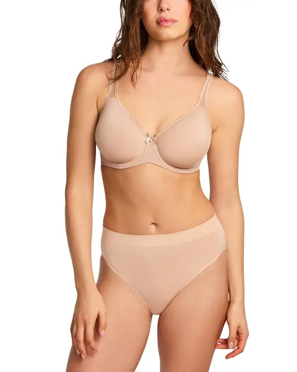 Wacoal Retro Chic Full Figure Contour Bra - Toast