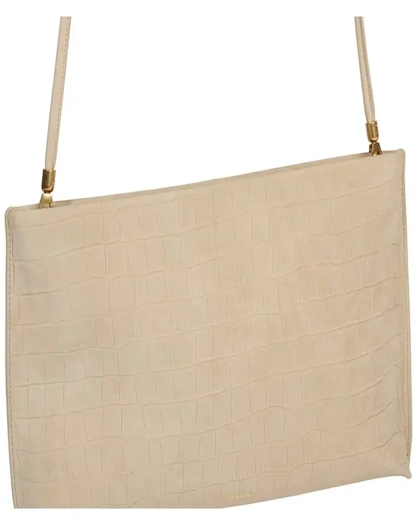 Vince Embossed Leather Pouch