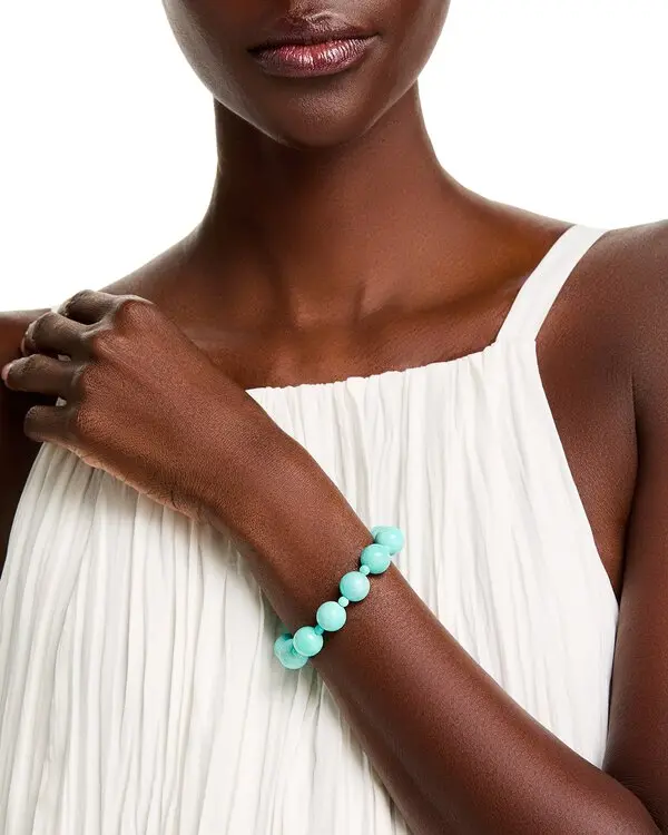 Bloomingdale'S Amazonite Beaded Bracelet In 14k Yellow