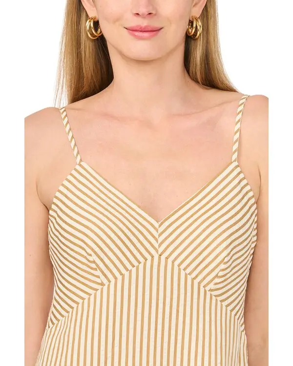 Vince Camuto Sleeveless Striped Maxi Dress