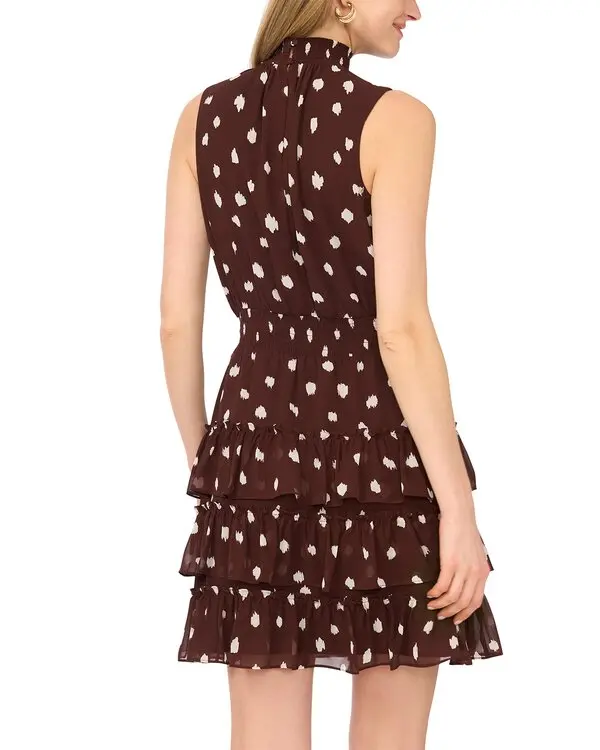 1.State High Neck Mini Dress