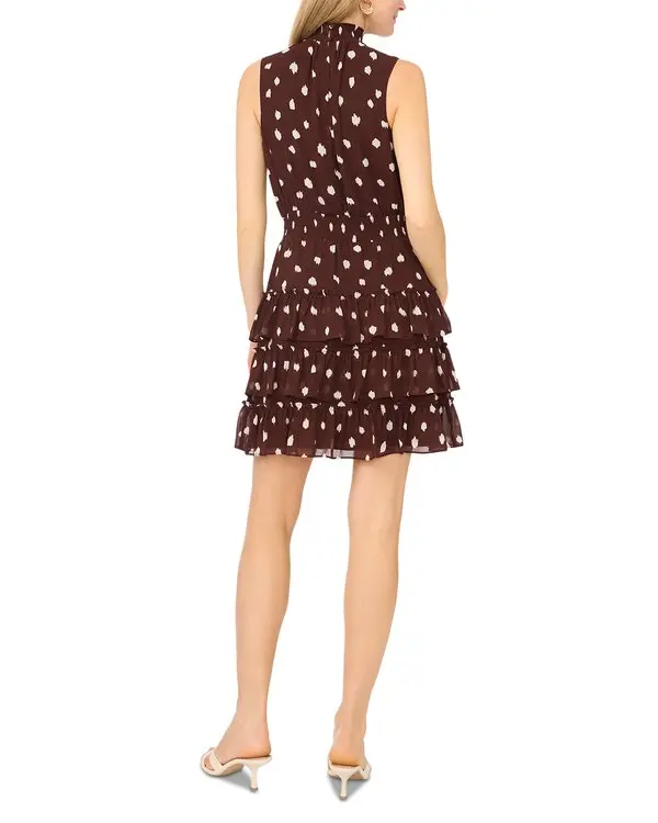 1.State High Neck Mini Dress