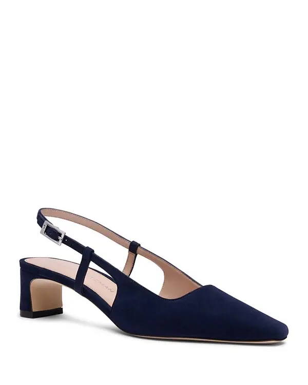STUART WEITZMAN Baby Babette Slingback Pumps - Nice Blue