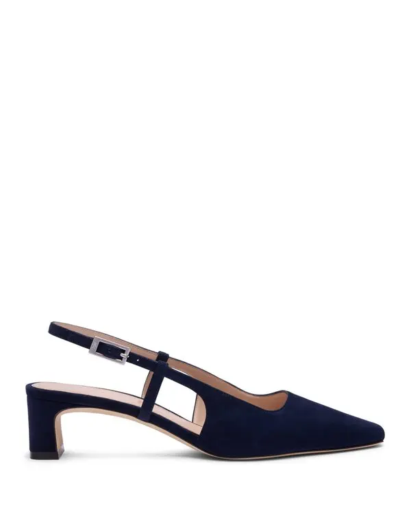 STUART WEITZMAN Baby Babette Slingback Pumps - Nice Blue