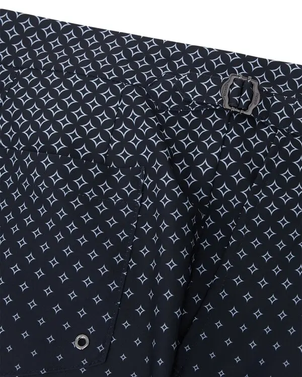 REISS Darli Side Adjuster Ombre Swim Shorts