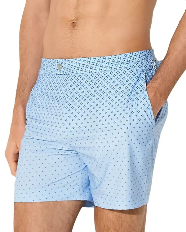 REISS Darli Side Adjuster Ombre Swim Shorts - Soft Blue