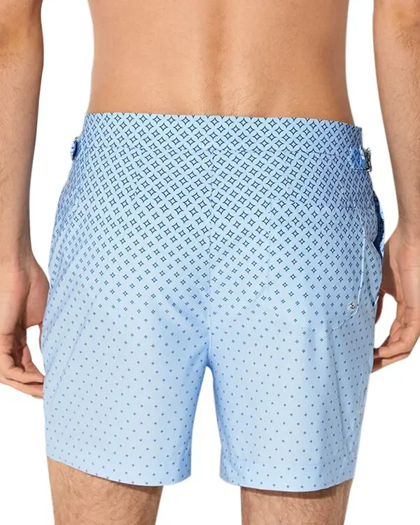 REISS Darli Side Adjuster Ombre Swim Shorts - Soft Blue