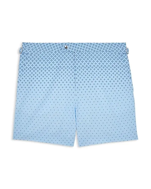 REISS Darli Side Adjuster Ombre Swim Shorts - Soft Blue