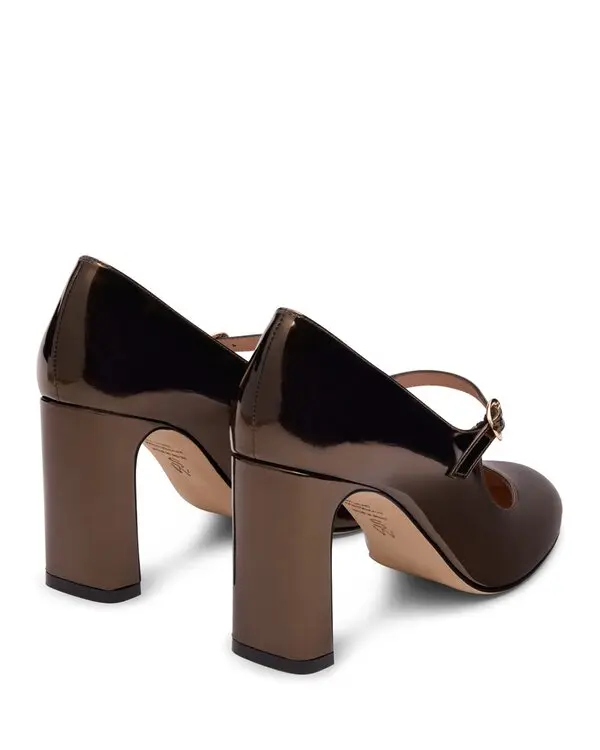 STUART WEITZMAN Babette 85 Mary Jane Pumps - Cigar