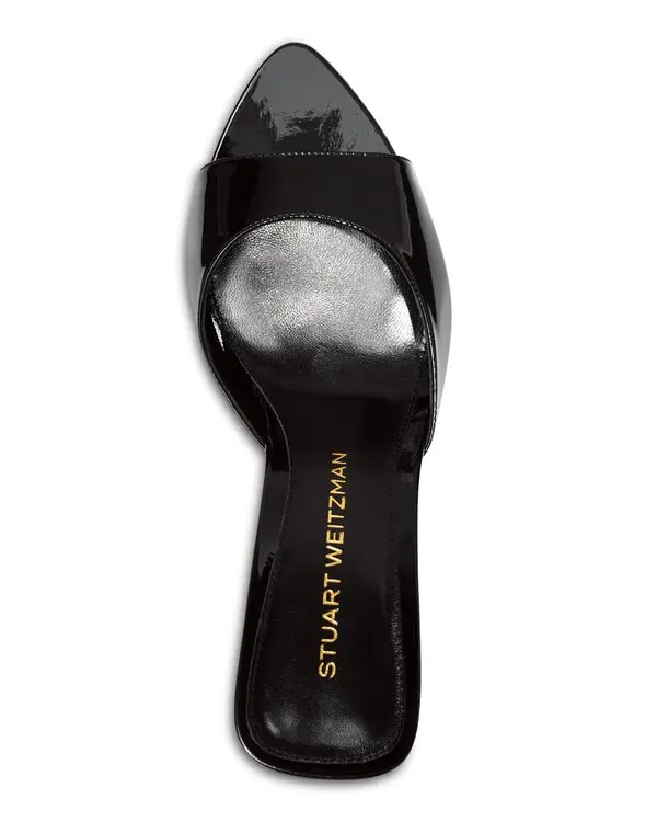 STUART WEITZMAN Lexington 85 Mules - Black