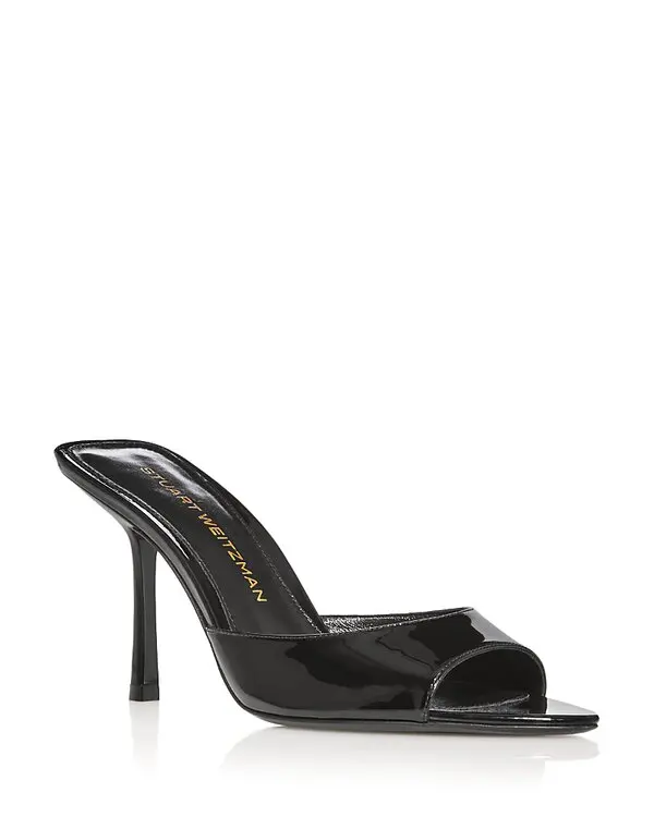 STUART WEITZMAN Lexington 85 Mules - Black
