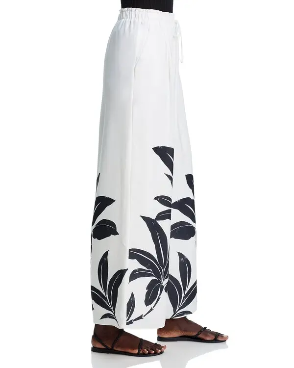 Kobi Halperin Vera Printed Wide-leg Pants