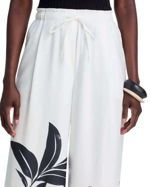 Kobi Halperin Vera Printed Wide-leg Pants